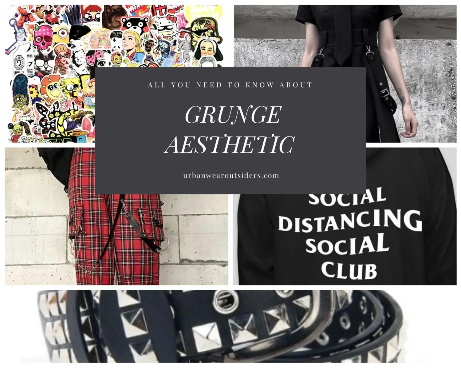 ¡Todo lo que necesitas saber! sobre la ESTÉTICA GRUNGE – UrbanWearOutsiders